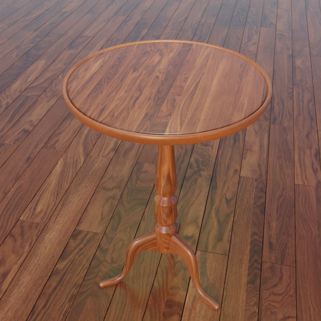 3D Circle Desk model - TurboSquid 1834046