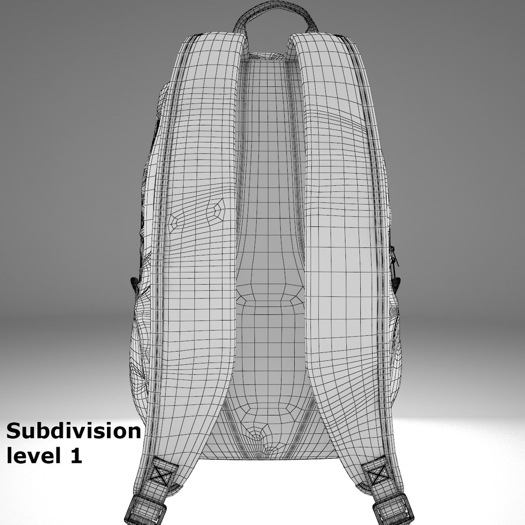 backpack 3d max
