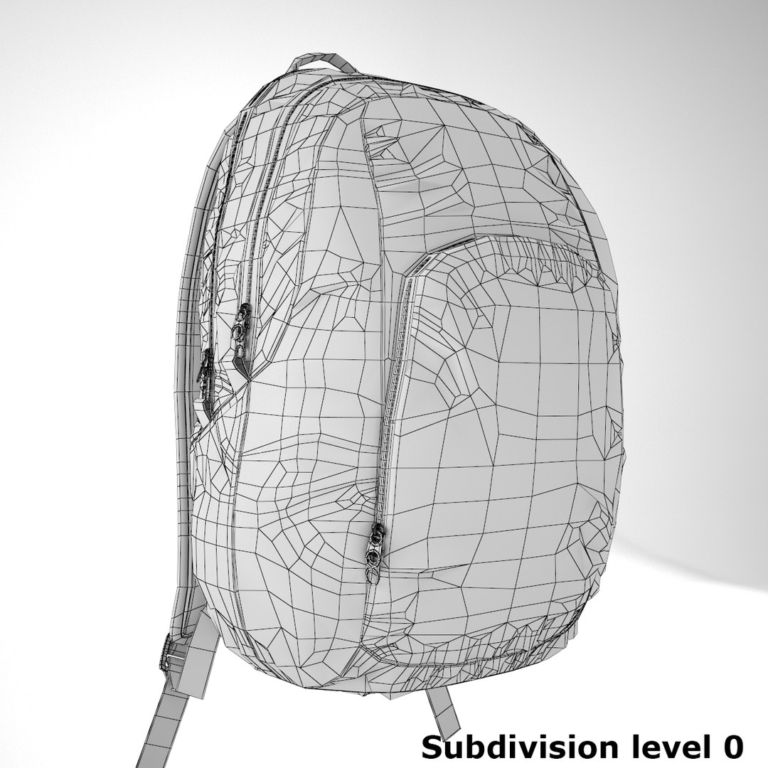 backpack 3d max