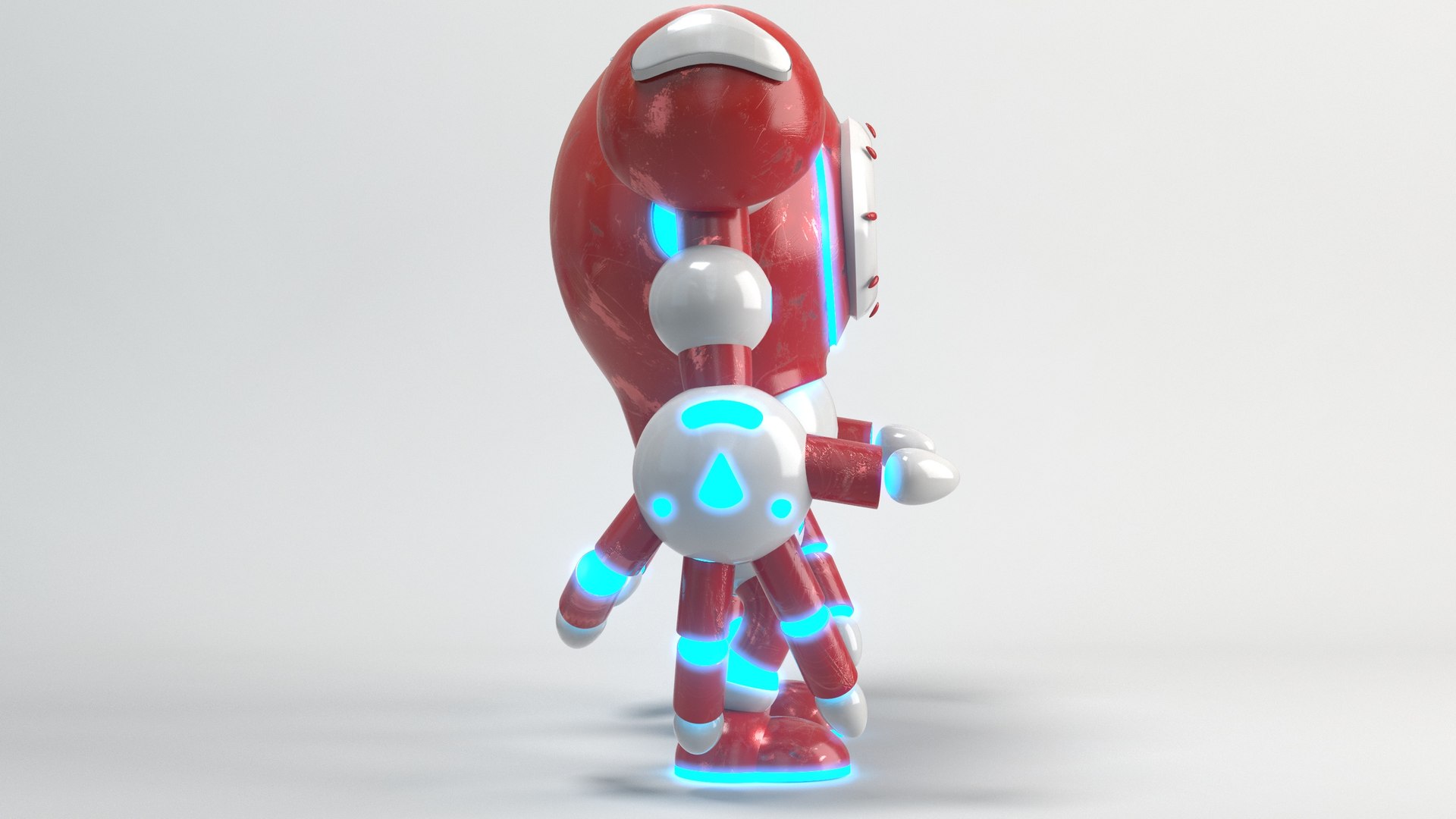 Robot cartoon 3D model - TurboSquid 1631691