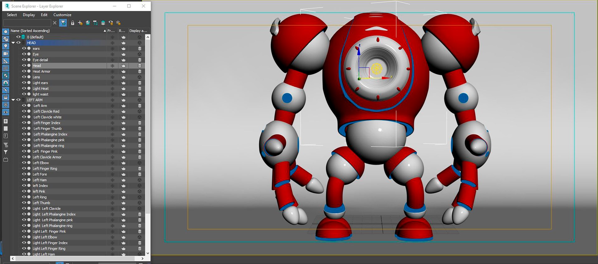 Robot cartoon 3D model - TurboSquid 1631691