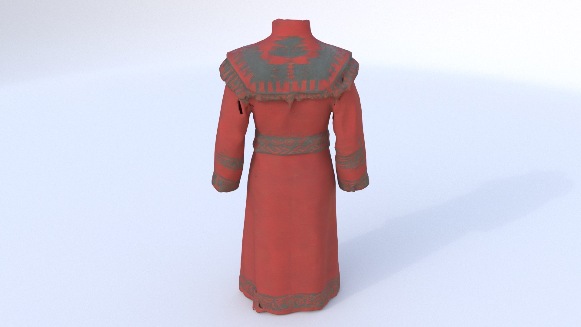 3D Aztec High Priest Ceremonial Robe - TurboSquid 2328158