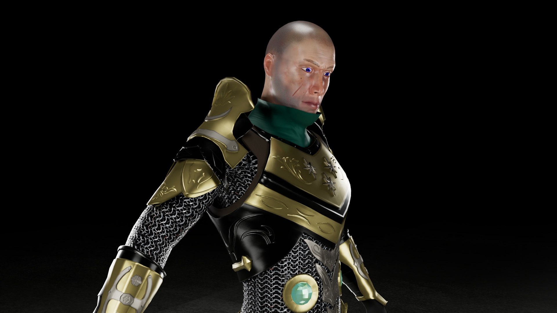 3D Model Warrior - TurboSquid 1780847