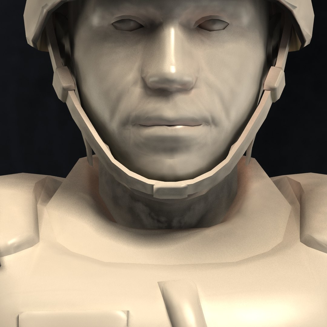 Army Soldier Multicam Bdu 3d Model