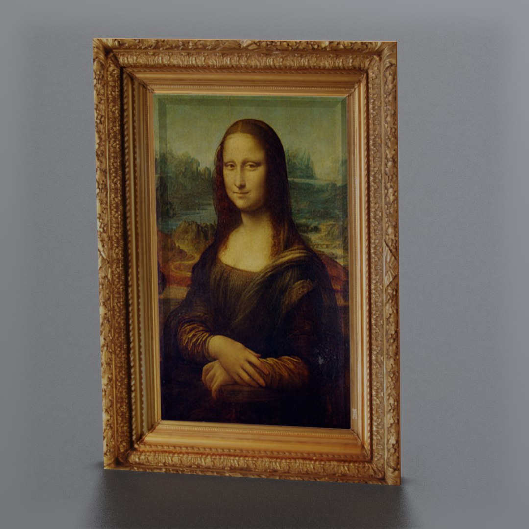 Mono lisa low poly game ready3D模型 - TurboSquid 2035363