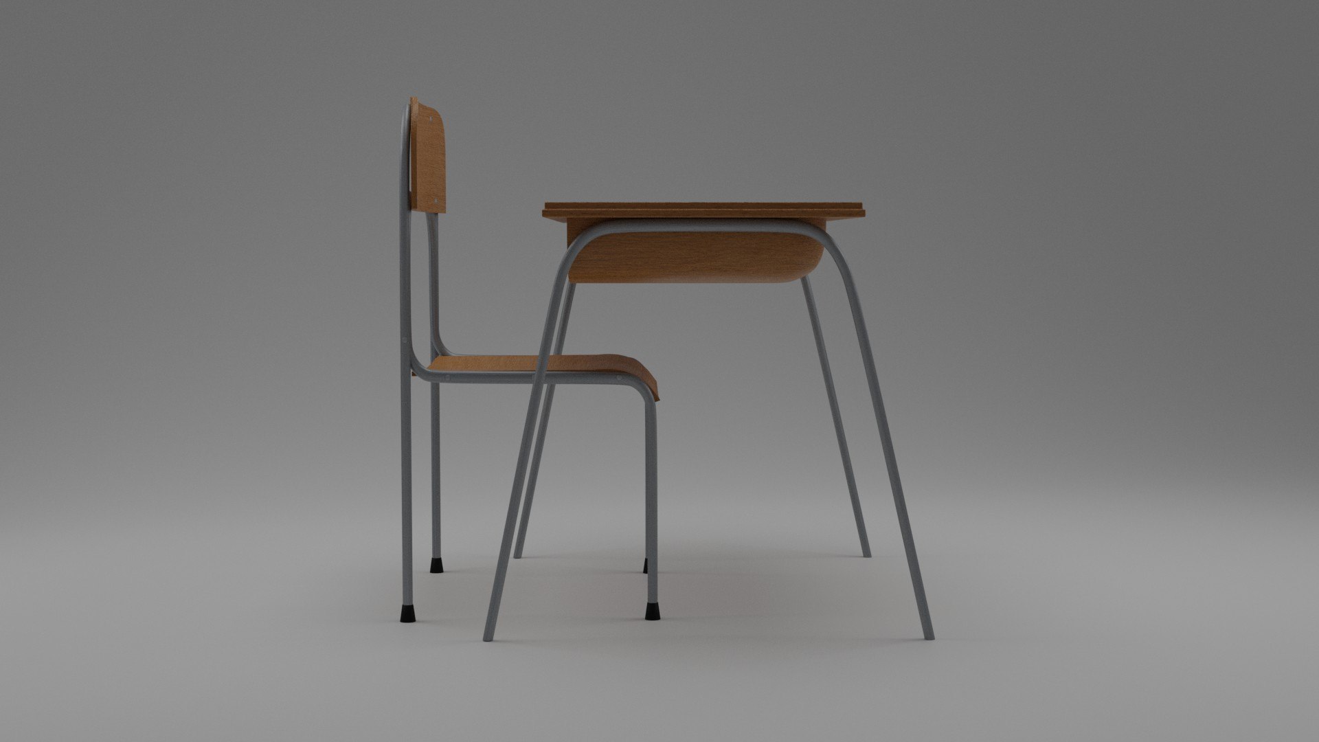 3D Student Chair Model - TurboSquid 1912174