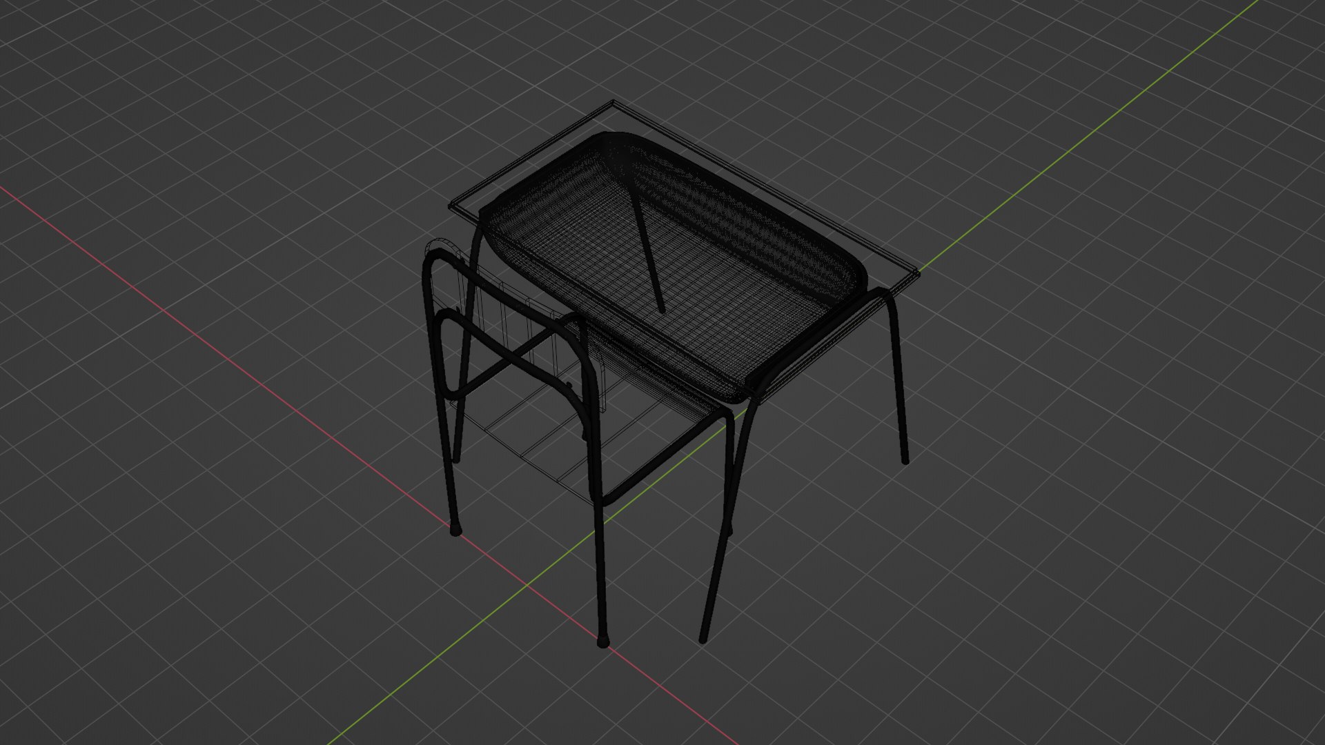 3D Student Chair Model - TurboSquid 1912174