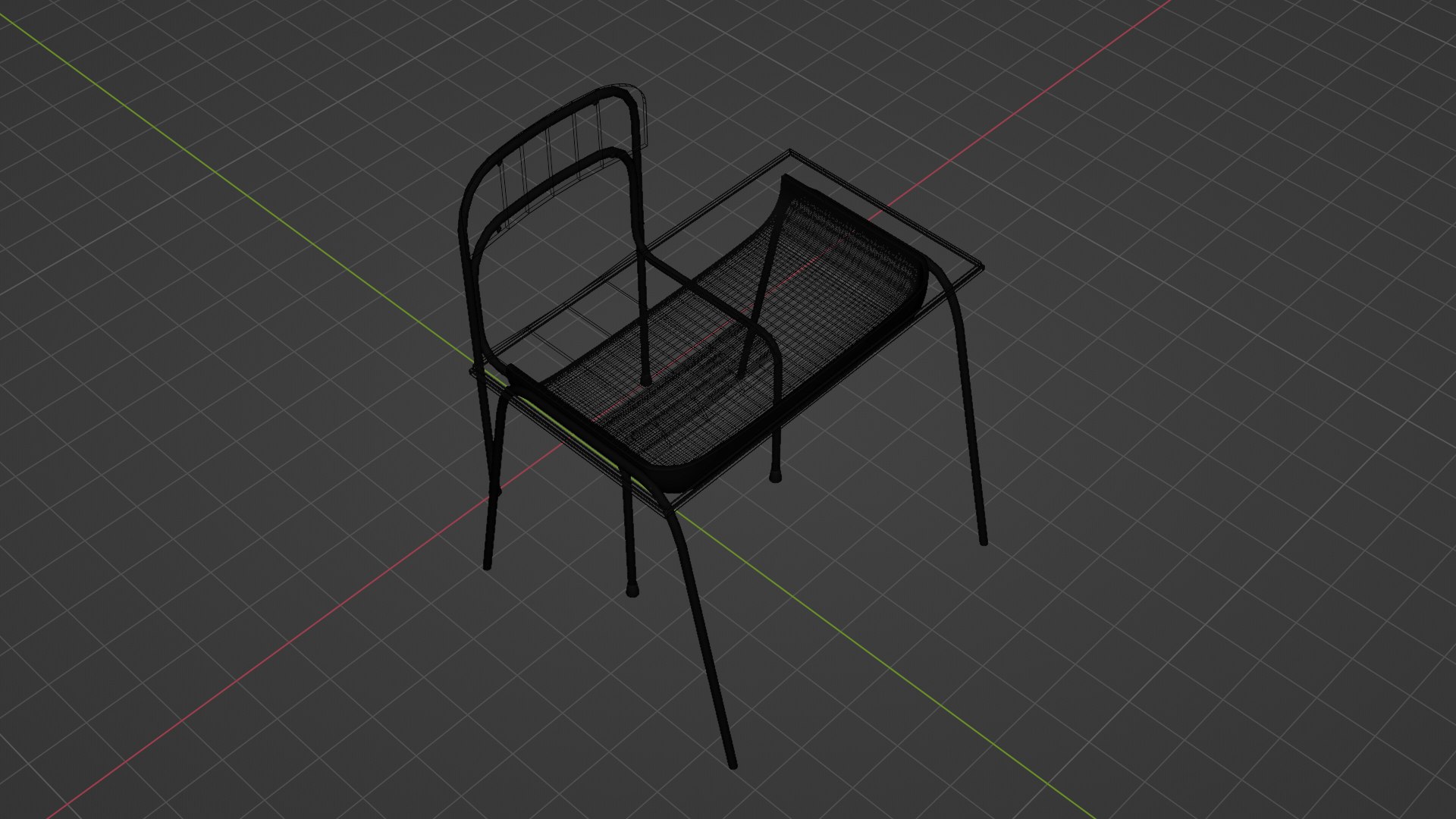 3D Student Chair Model - TurboSquid 1912174