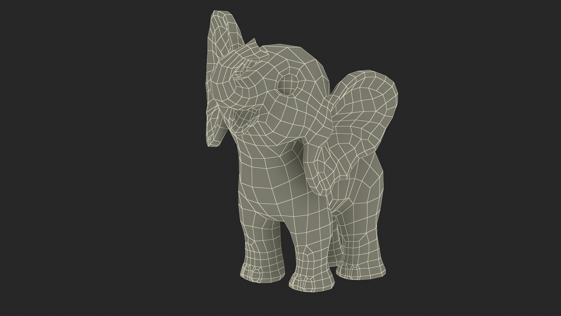 Cute Cartoon Elephant Rigged For Maya Model - TurboSquid 2271161