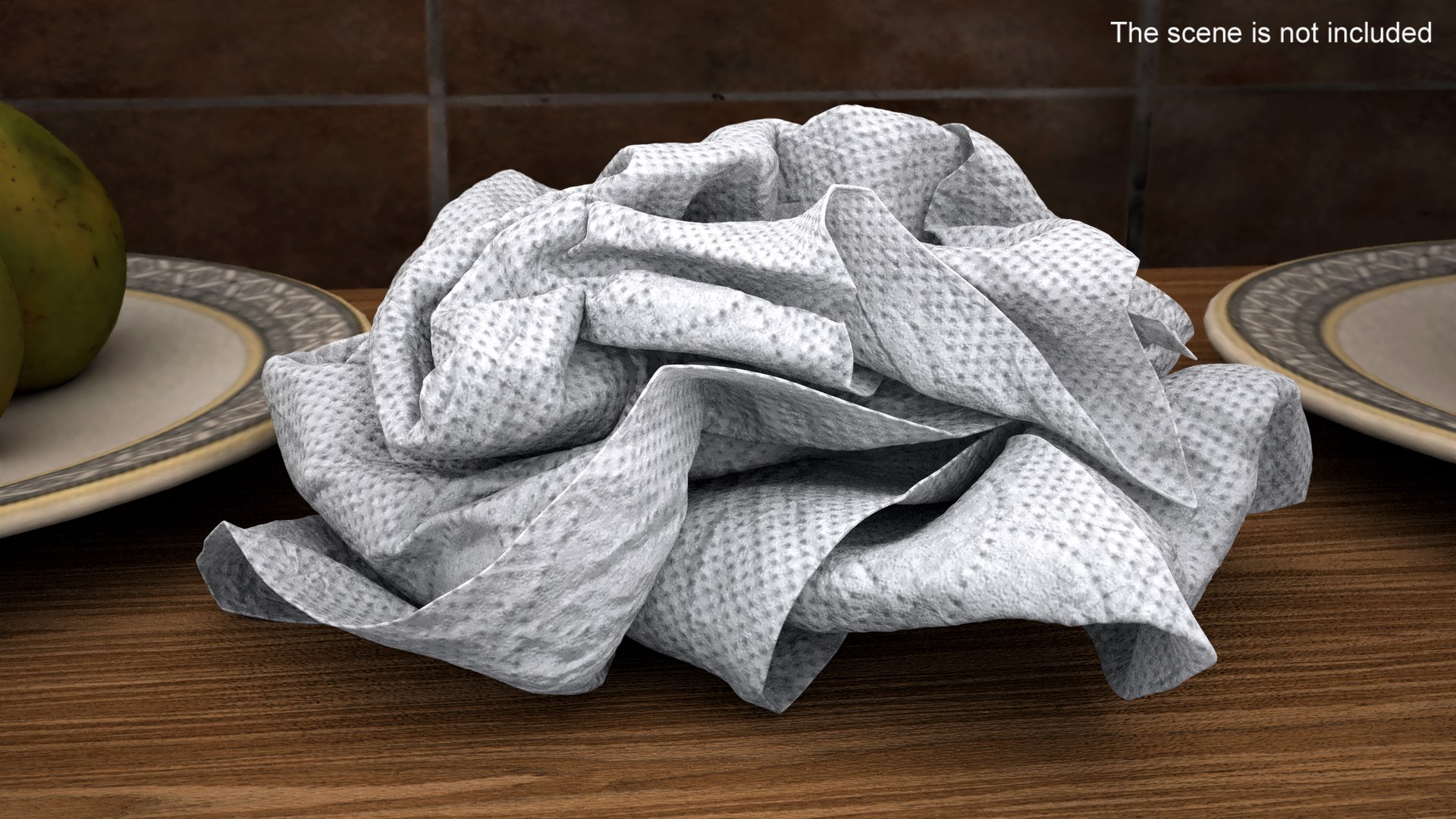 Crumpled Napkins Collection 3D Model - TurboSquid 2245336