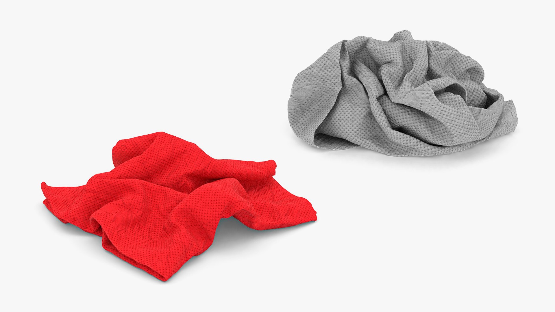 Crumpled Napkins Collection 3D Model - TurboSquid 2245336