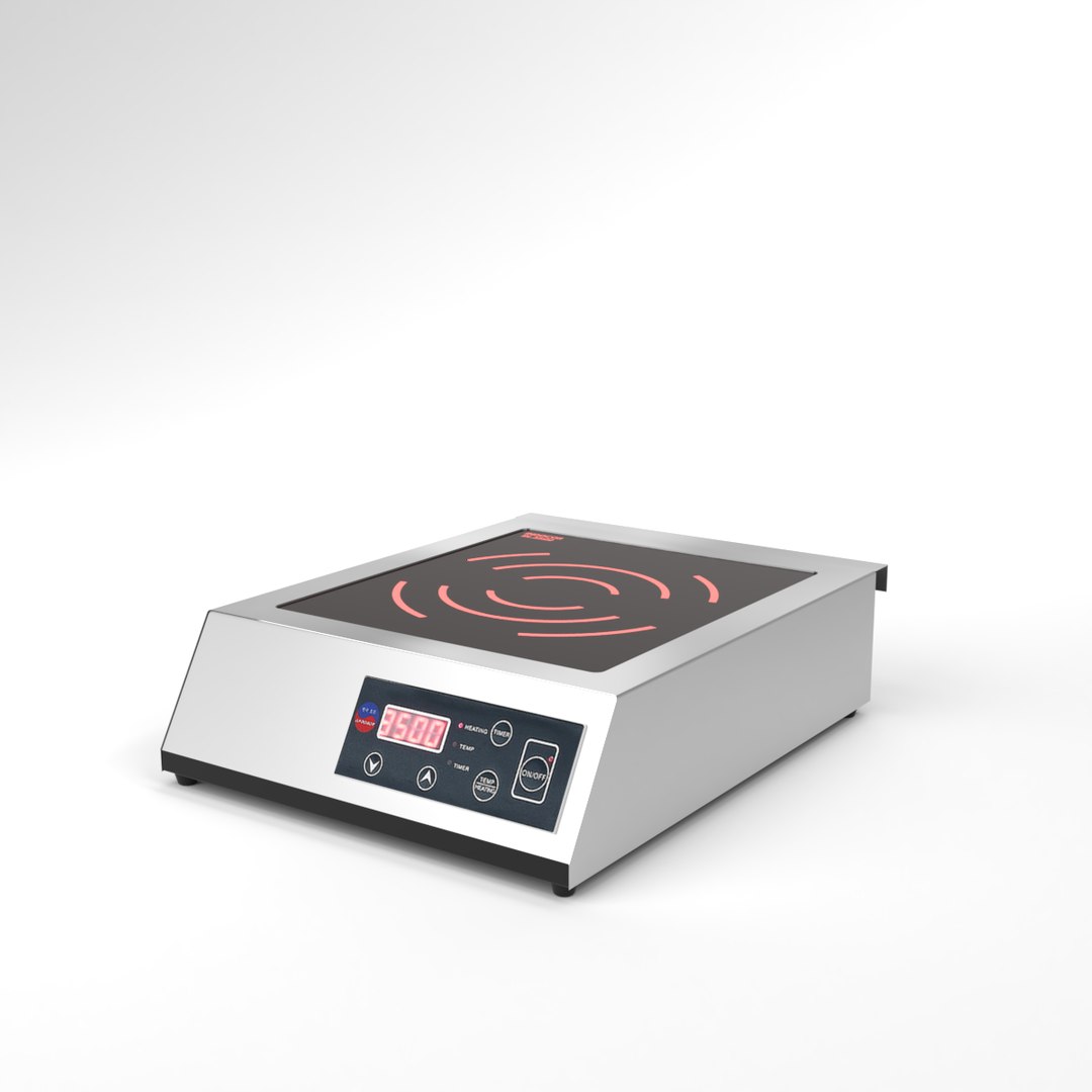 Interior Indokor Induction Cooker 3D Model - TurboSquid 1263241