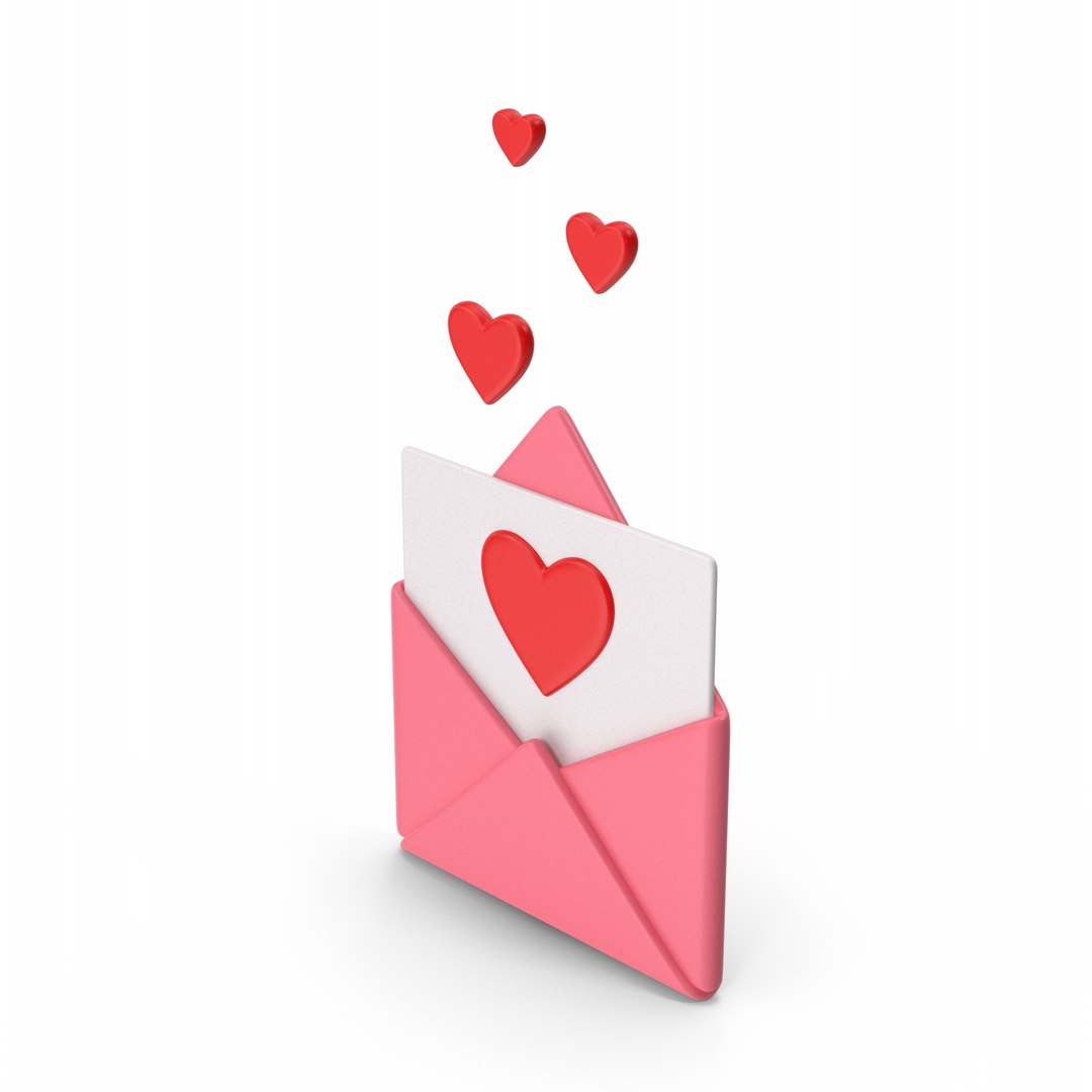 3D Cartoony Love Message - TurboSquid 2135650