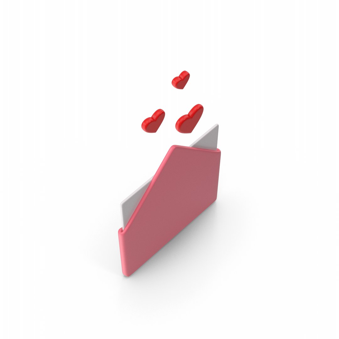 3D Cartoony Love Message - TurboSquid 2135650