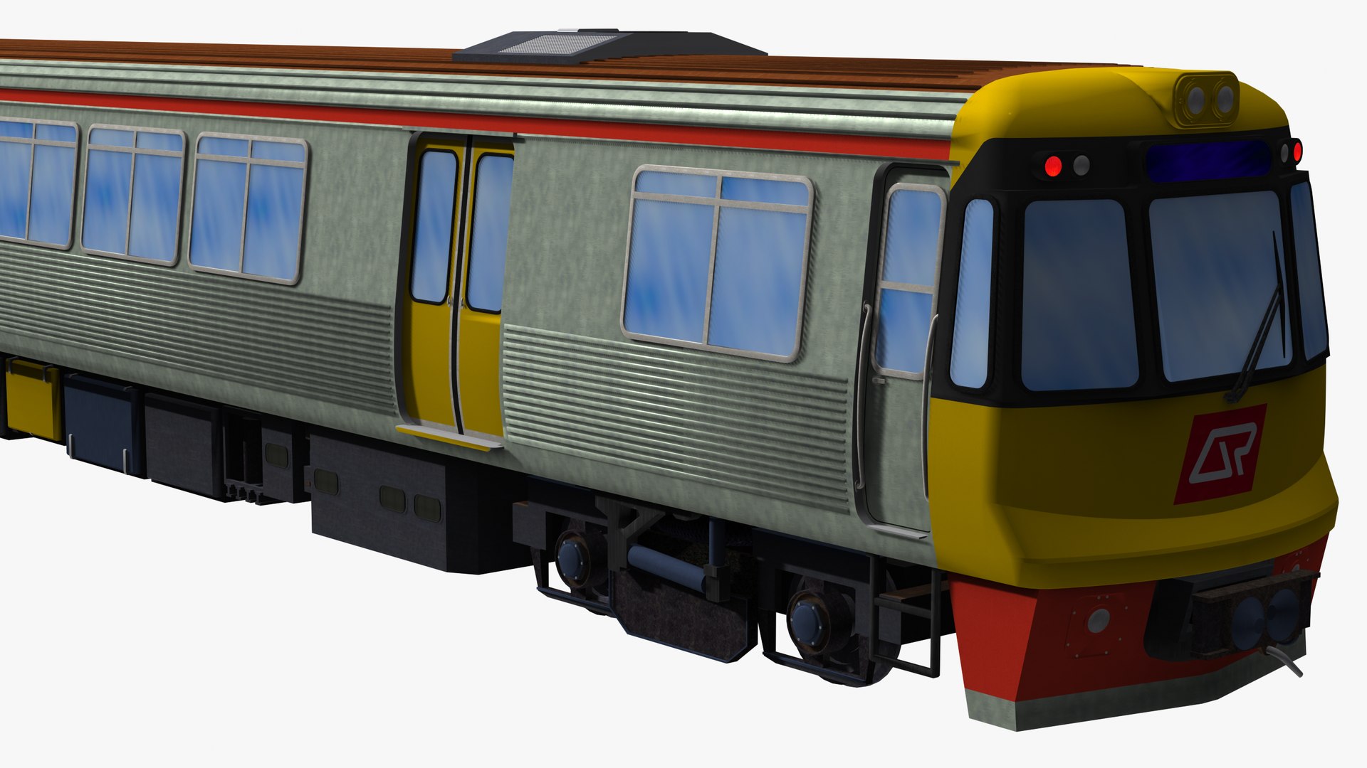 Queensland Rail Emu - Electric Australian Urban Passenger Train 3D ...
