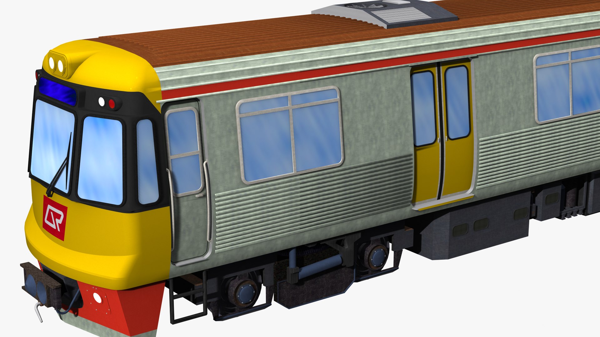 Queensland Rail Emu - Electric Australian Urban Passenger Train 3D ...