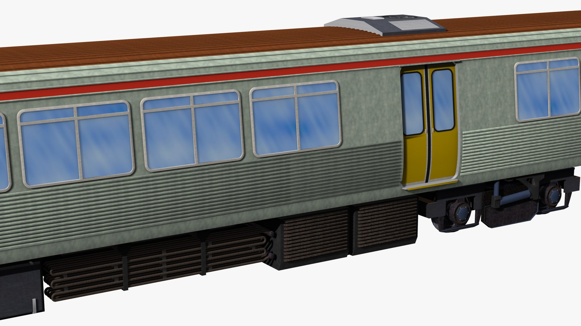 Queensland Rail Emu - Electric Australian Urban Passenger Train 3D ...