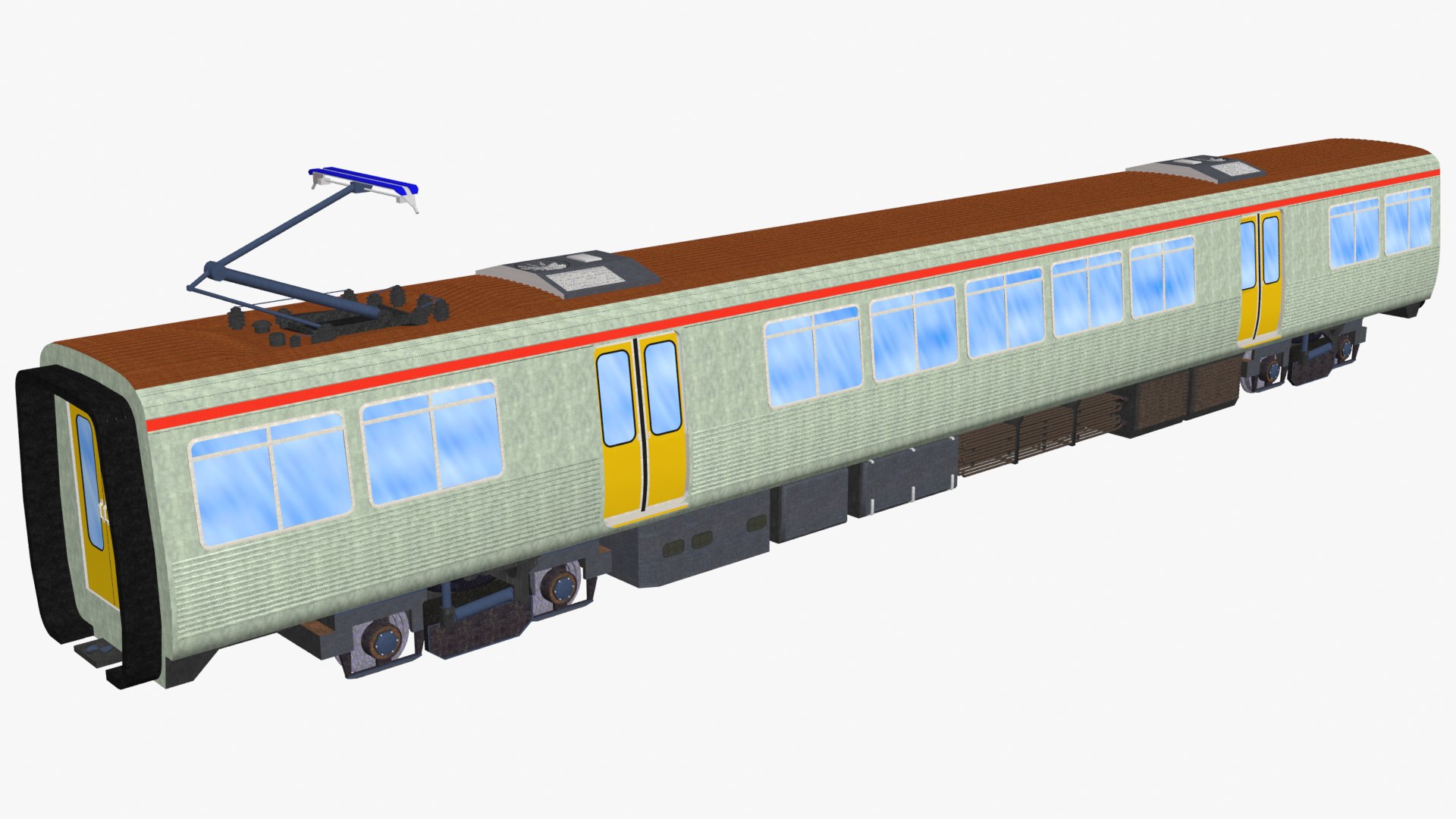 Queensland Rail Emu - Electric Australian Urban Passenger Train 3D ...