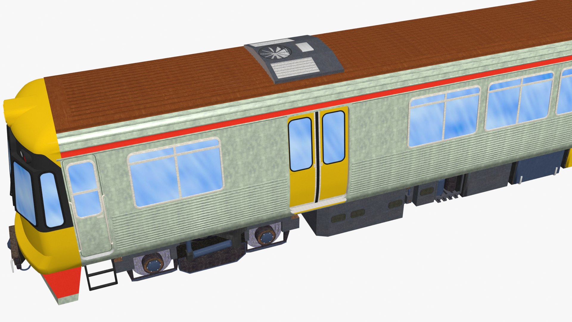 Queensland Rail Emu - Electric Australian Urban Passenger Train 3D ...