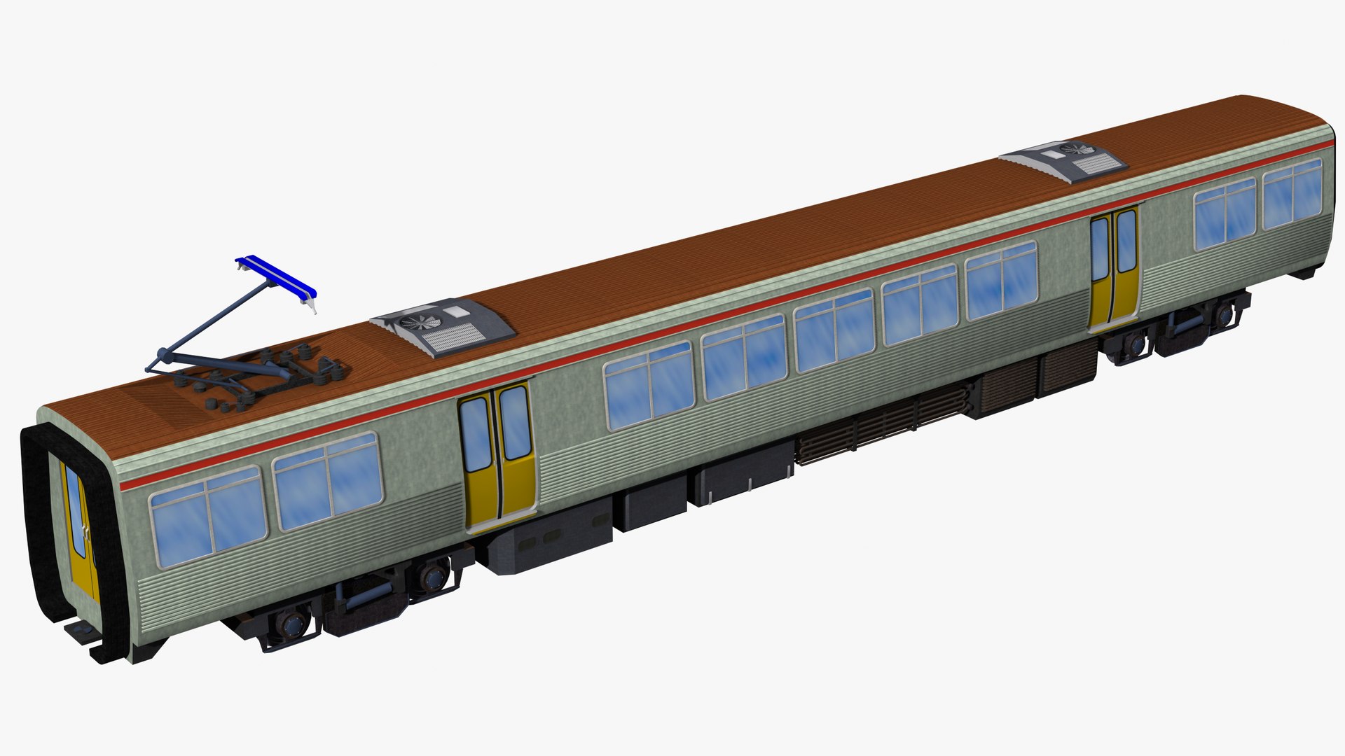 Queensland Rail Emu - Electric Australian Urban Passenger Train 3D ...