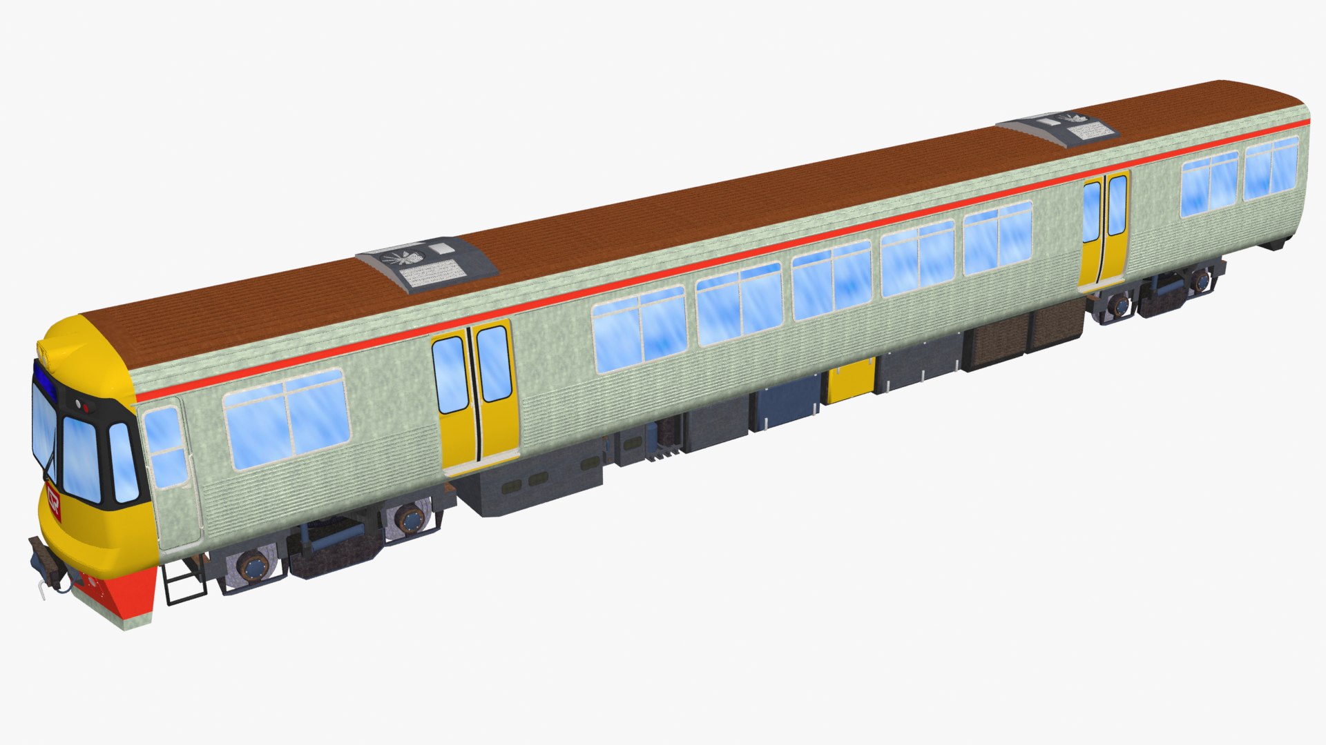 Queensland Rail Emu - Electric Australian Urban Passenger Train 3D ...