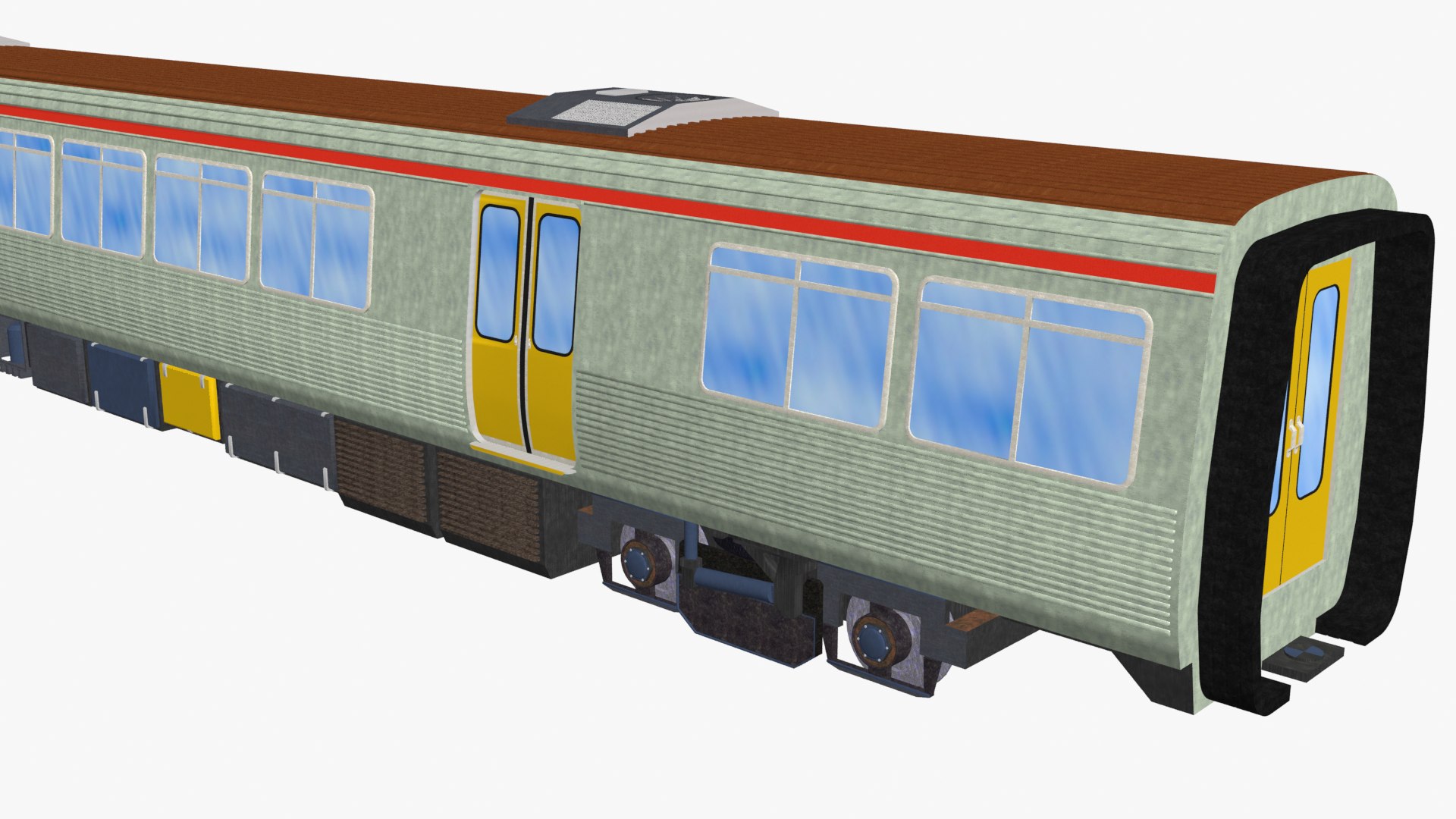 Queensland Rail Emu - Electric Australian Urban Passenger Train 3D ...