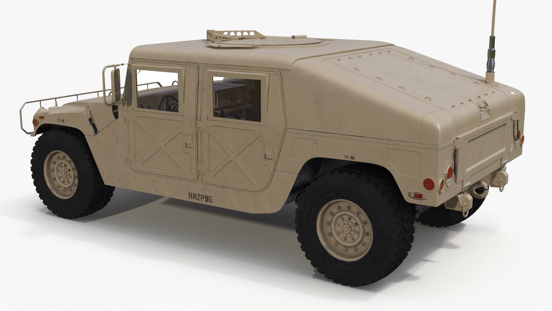 Military Humvee Vehicle 3D Model - TurboSquid 2306885