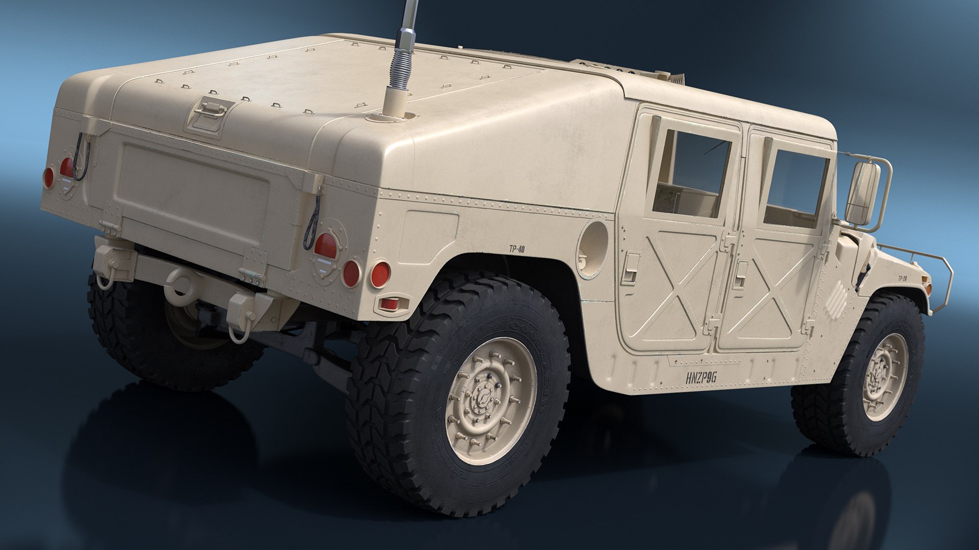 Military Humvee Vehicle 3D Model - TurboSquid 2306885