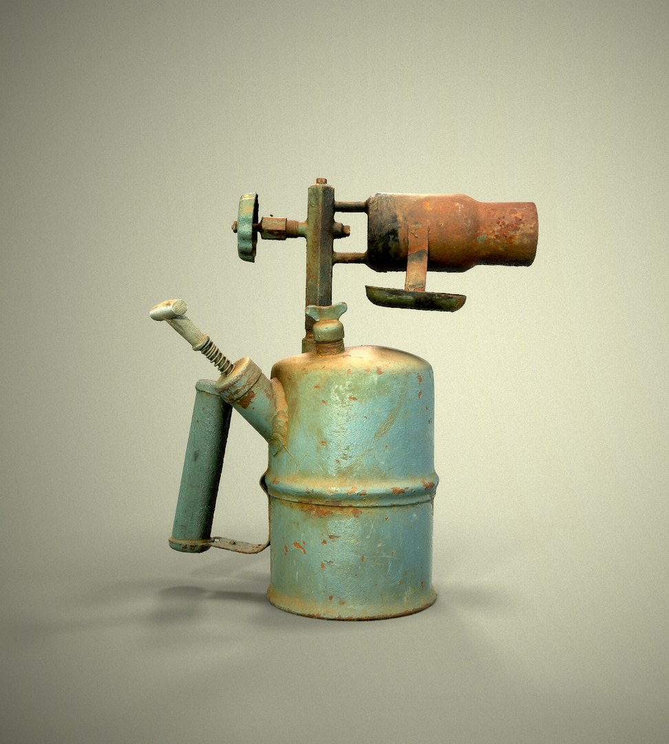 Scanned old blowtorch 3D model - TurboSquid 1507617