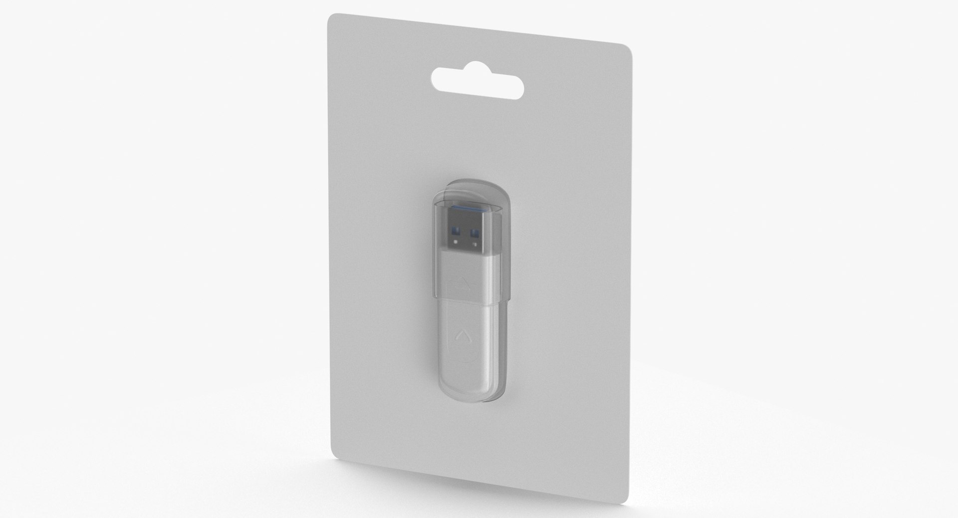 3D USB Stick Package Type 03 Box Blank and Generic Lebel - TurboSquid ...