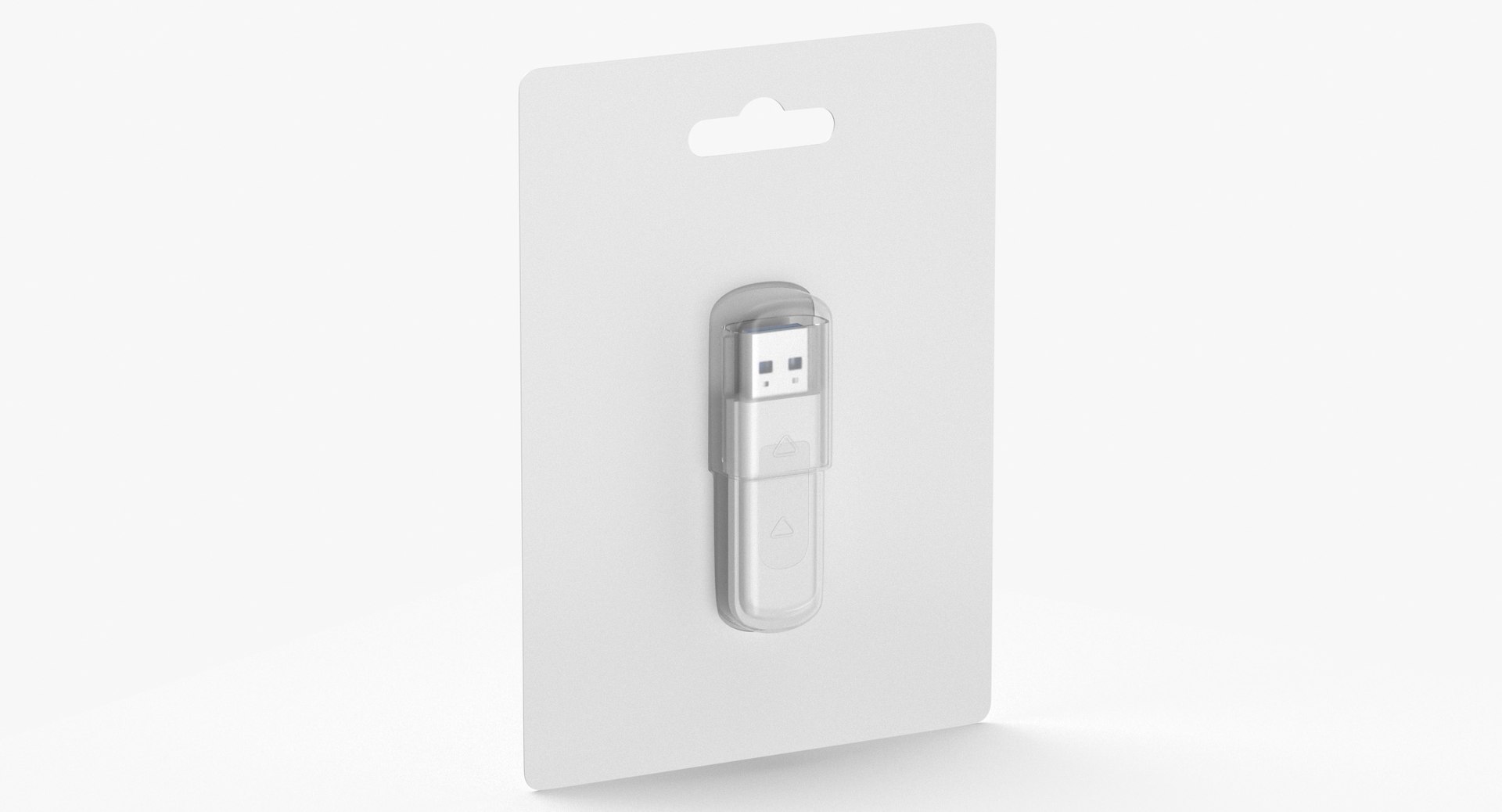 3D USB Stick Package Type 03 Box Blank and Generic Lebel - TurboSquid ...