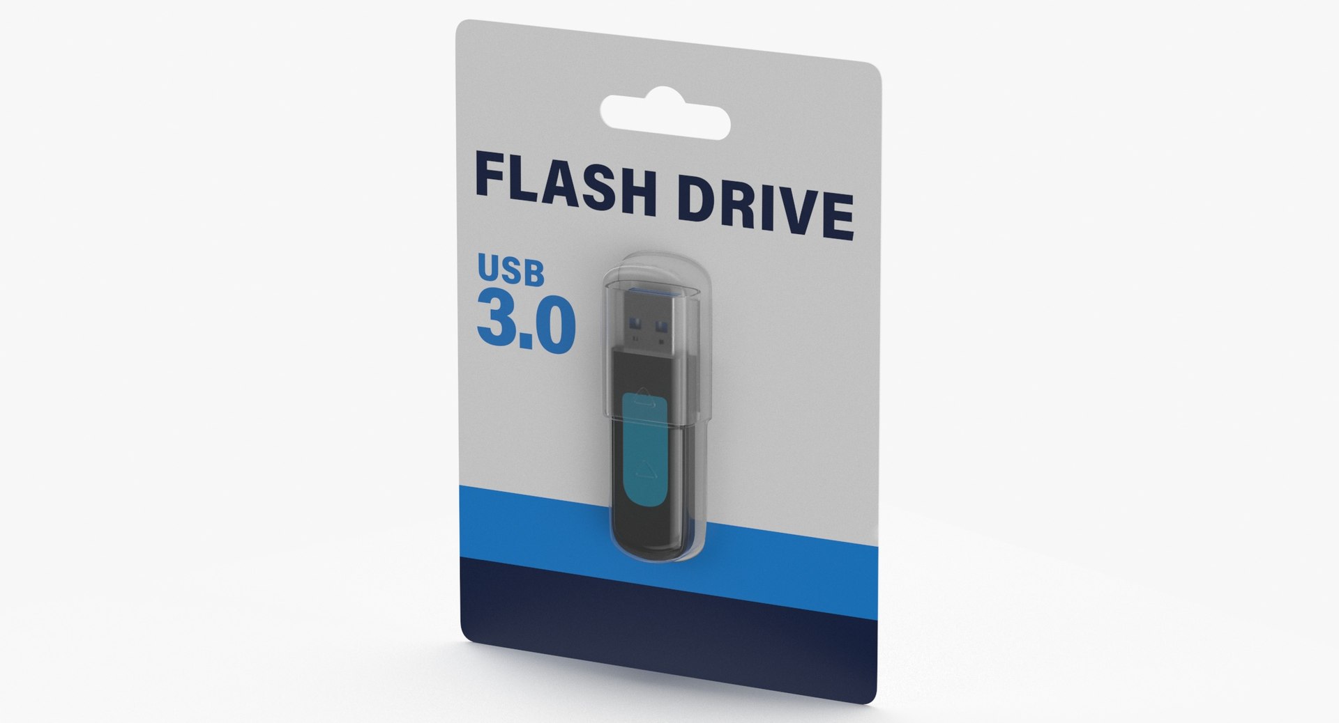 3D USB Stick Package Type 03 Box Blank and Generic Lebel - TurboSquid ...