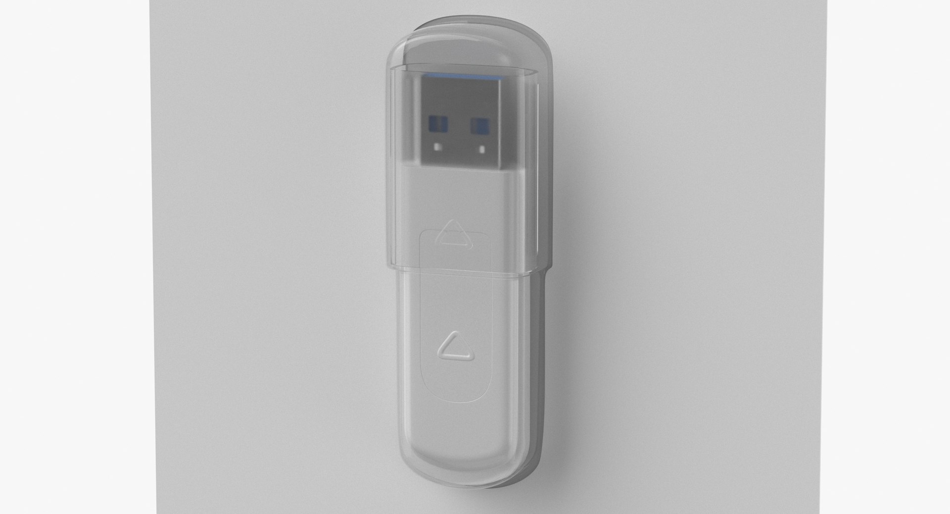 3D USB Stick Package Type 03 Box Blank and Generic Lebel - TurboSquid ...