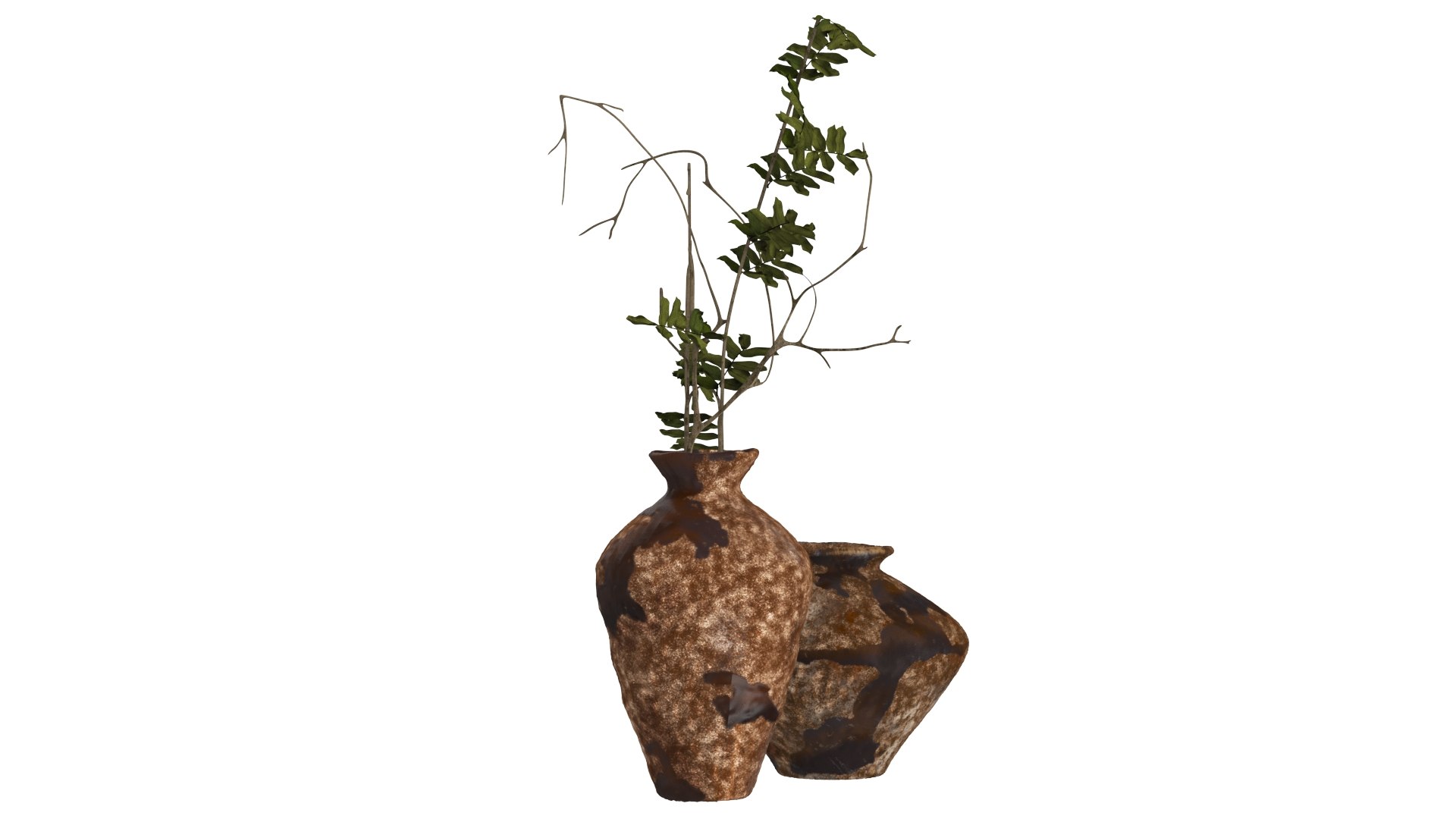 Rustic Vase Pottery Collection Model - TurboSquid 2161916