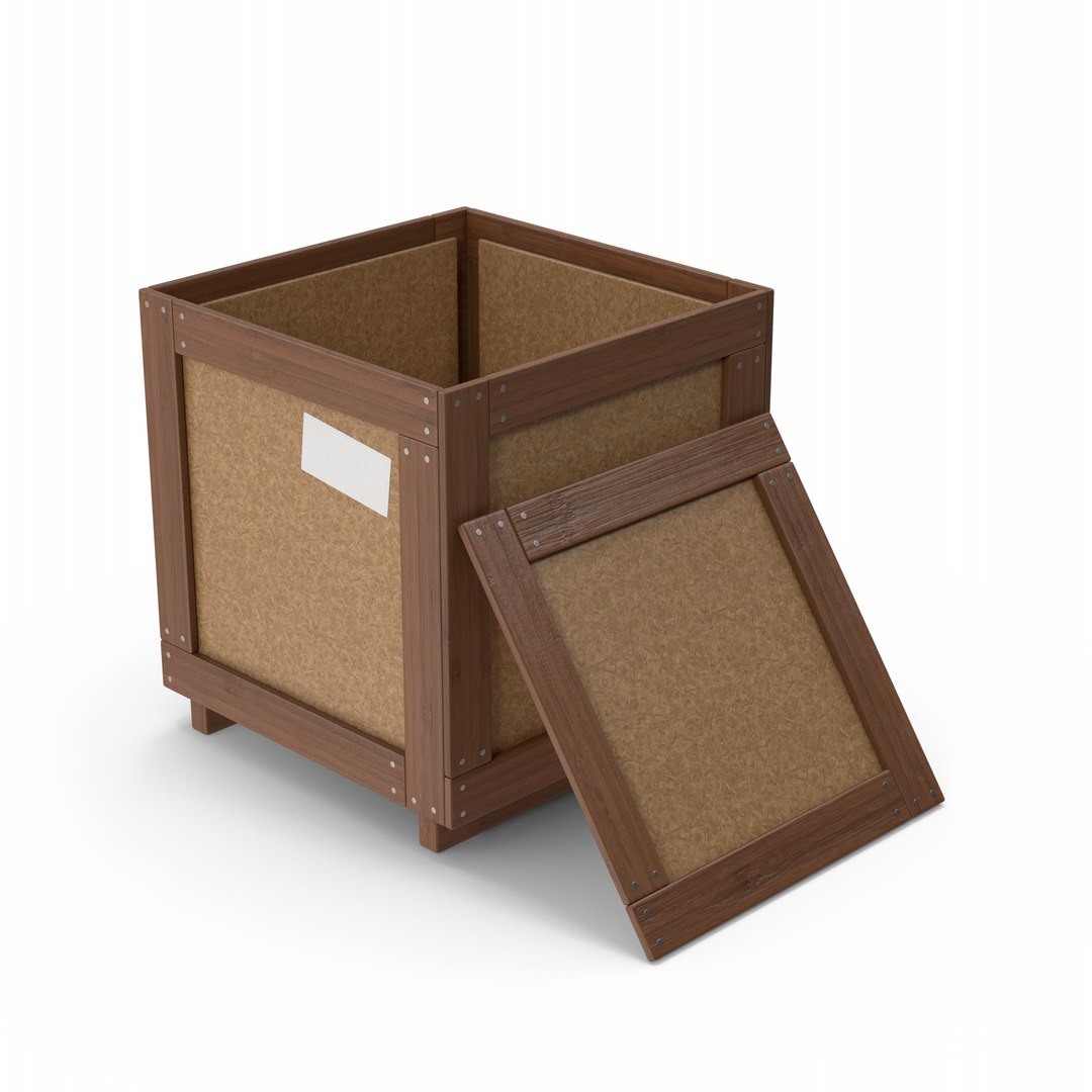 Cargo Crate Box Opened 3D Model - TurboSquid 2028032