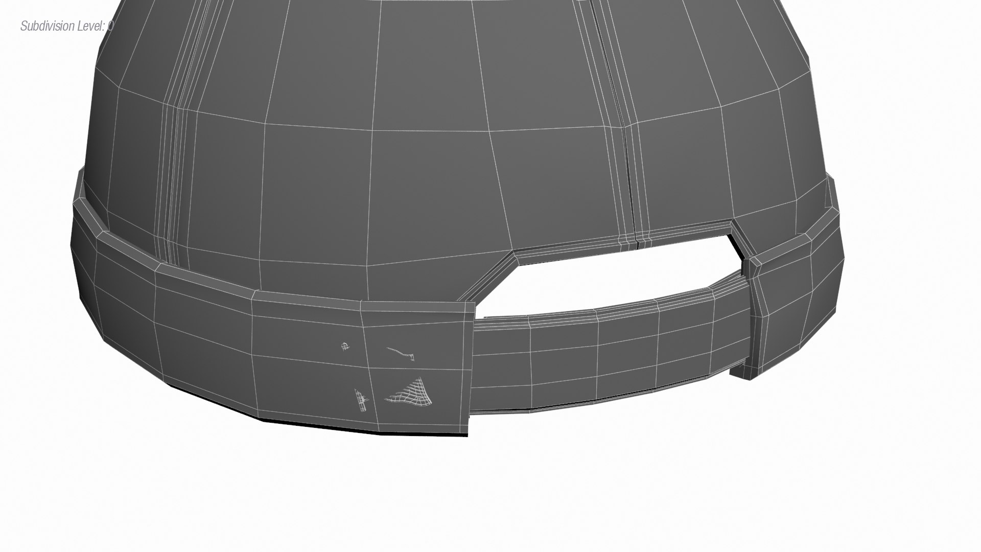 3D Model Cap Visor Pin - TurboSquid 1575151