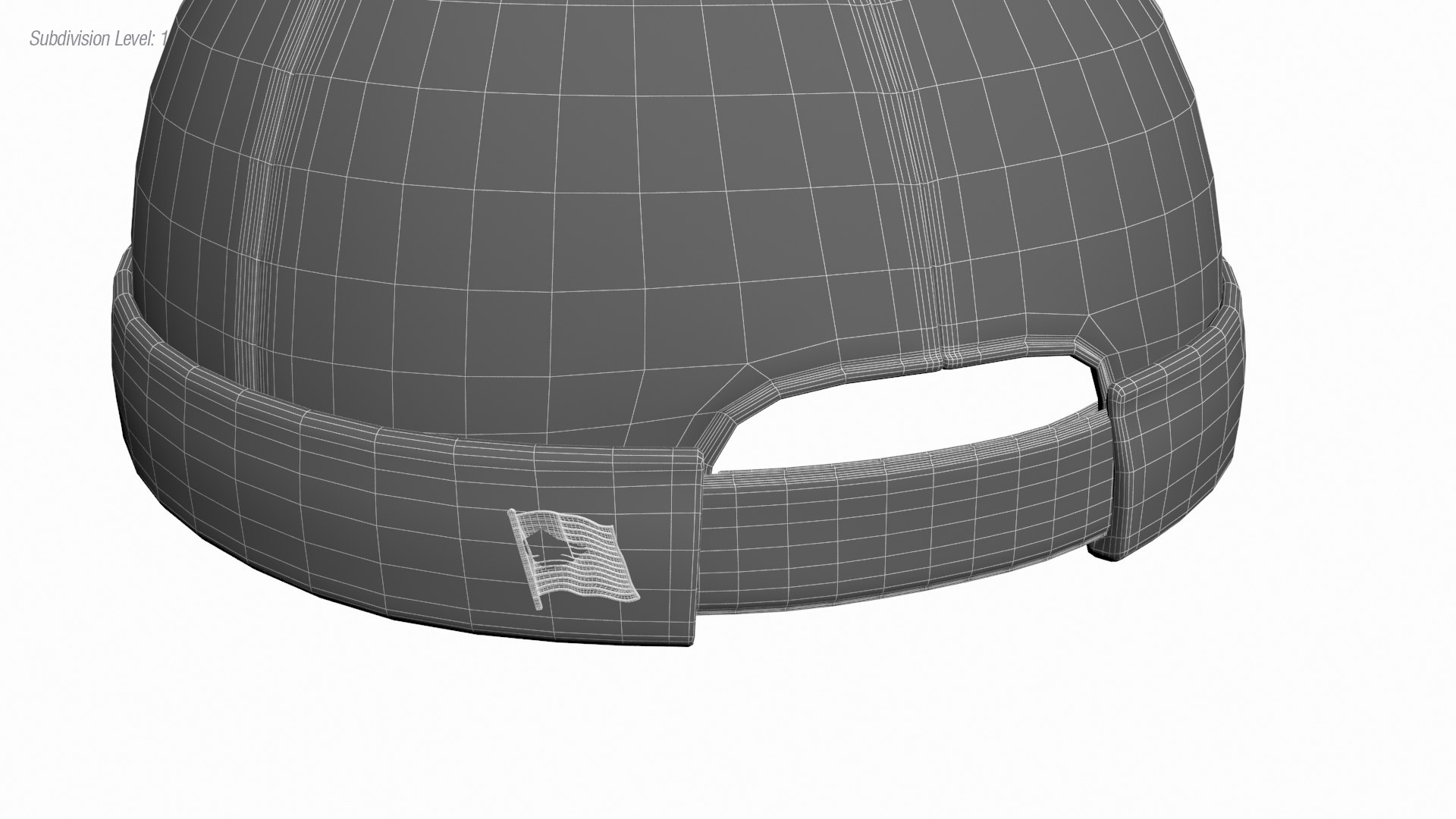 3D Model Cap Visor Pin - TurboSquid 1575151