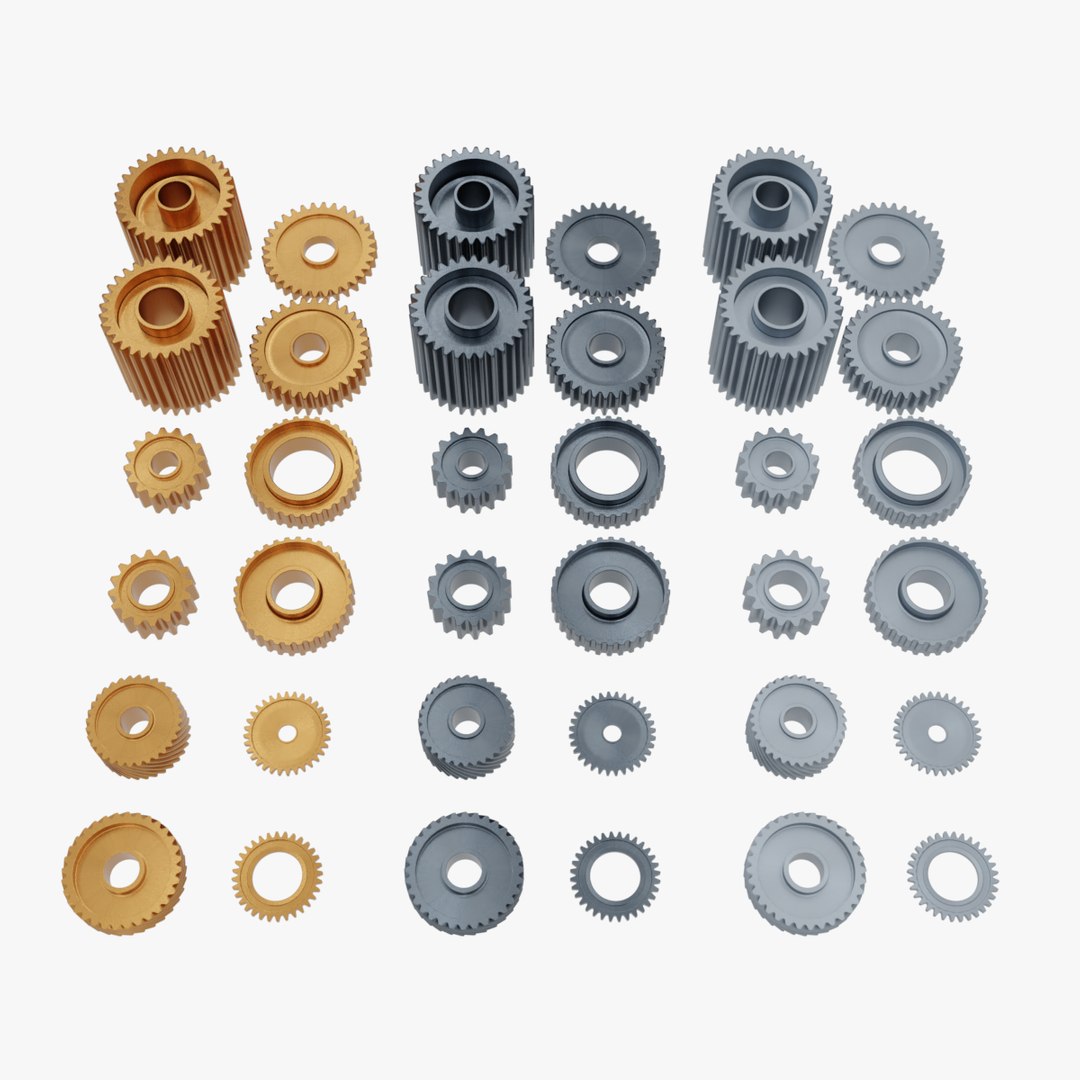 3D model Gears Set - TurboSquid 1748239