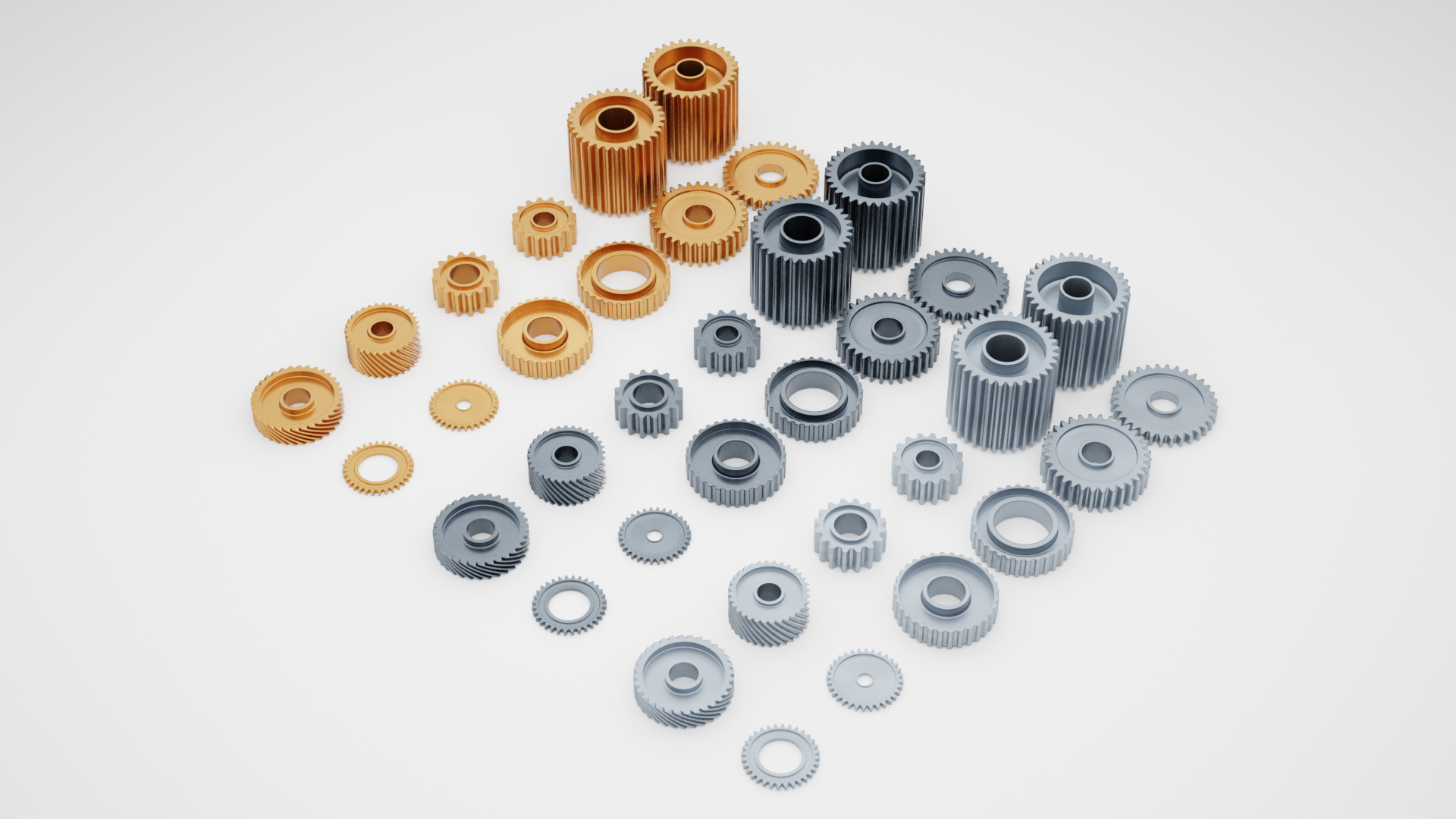 3D model Gears Set - TurboSquid 1748239