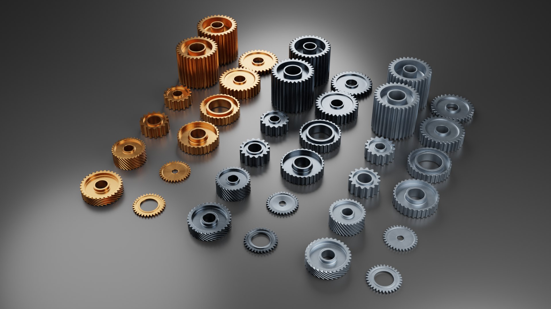 3D model Gears Set - TurboSquid 1748239