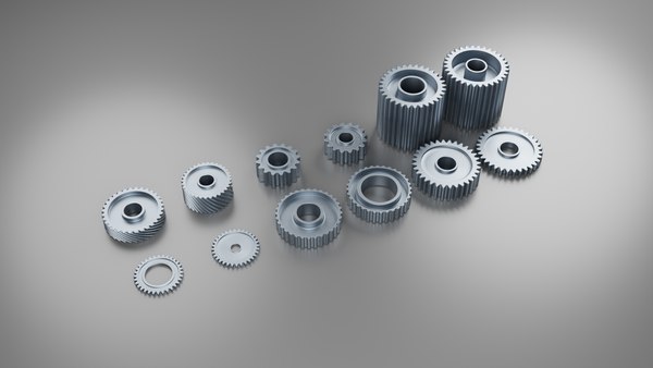 3D model Gears Set - TurboSquid 1748239
