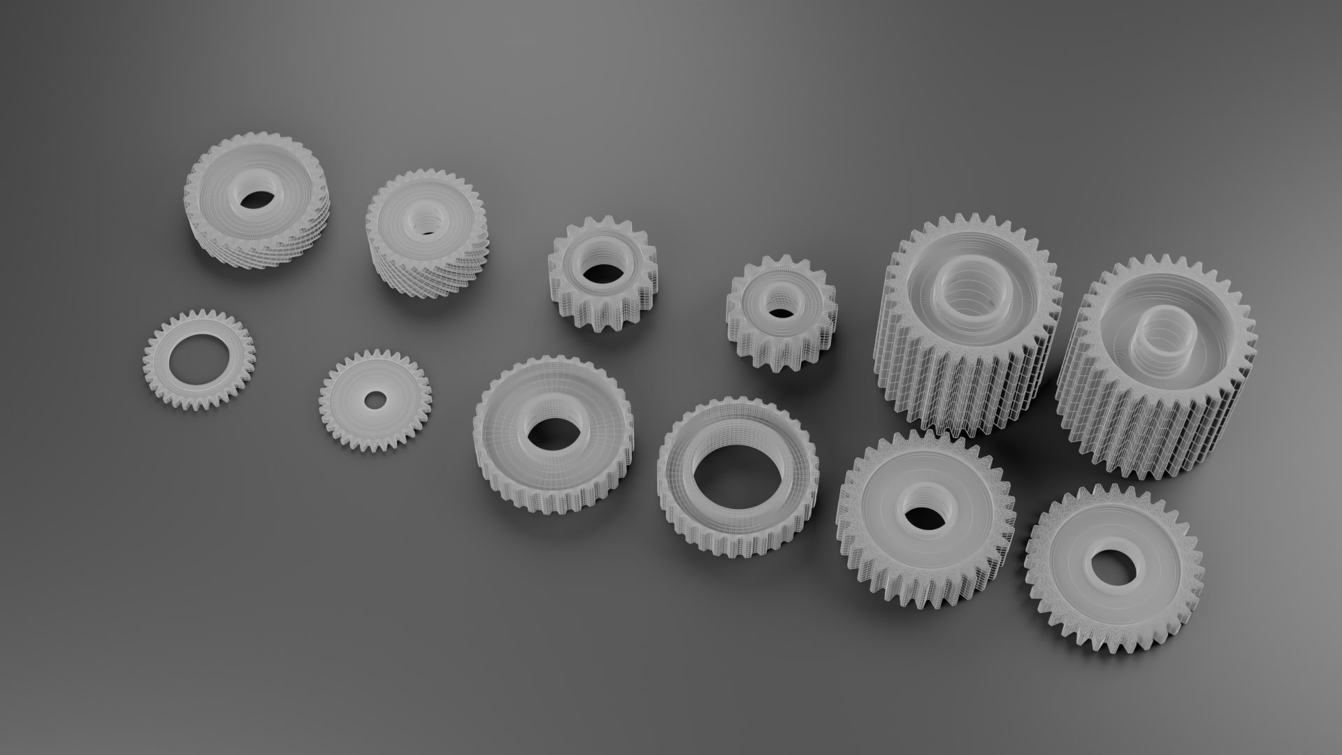 3D model Gears Set - TurboSquid 1748239