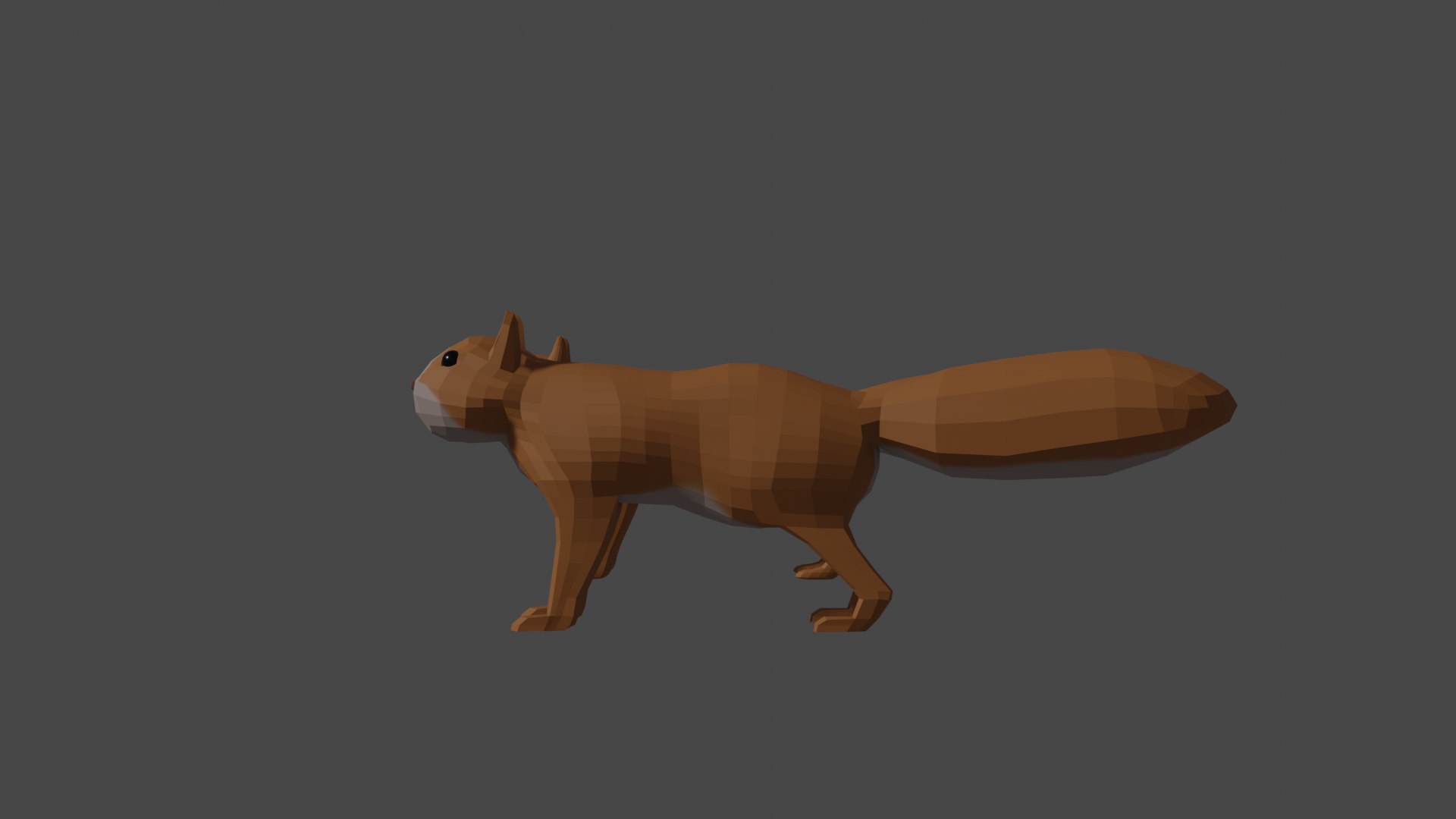 3D Model LowPoly Squirrel - TurboSquid 2036051