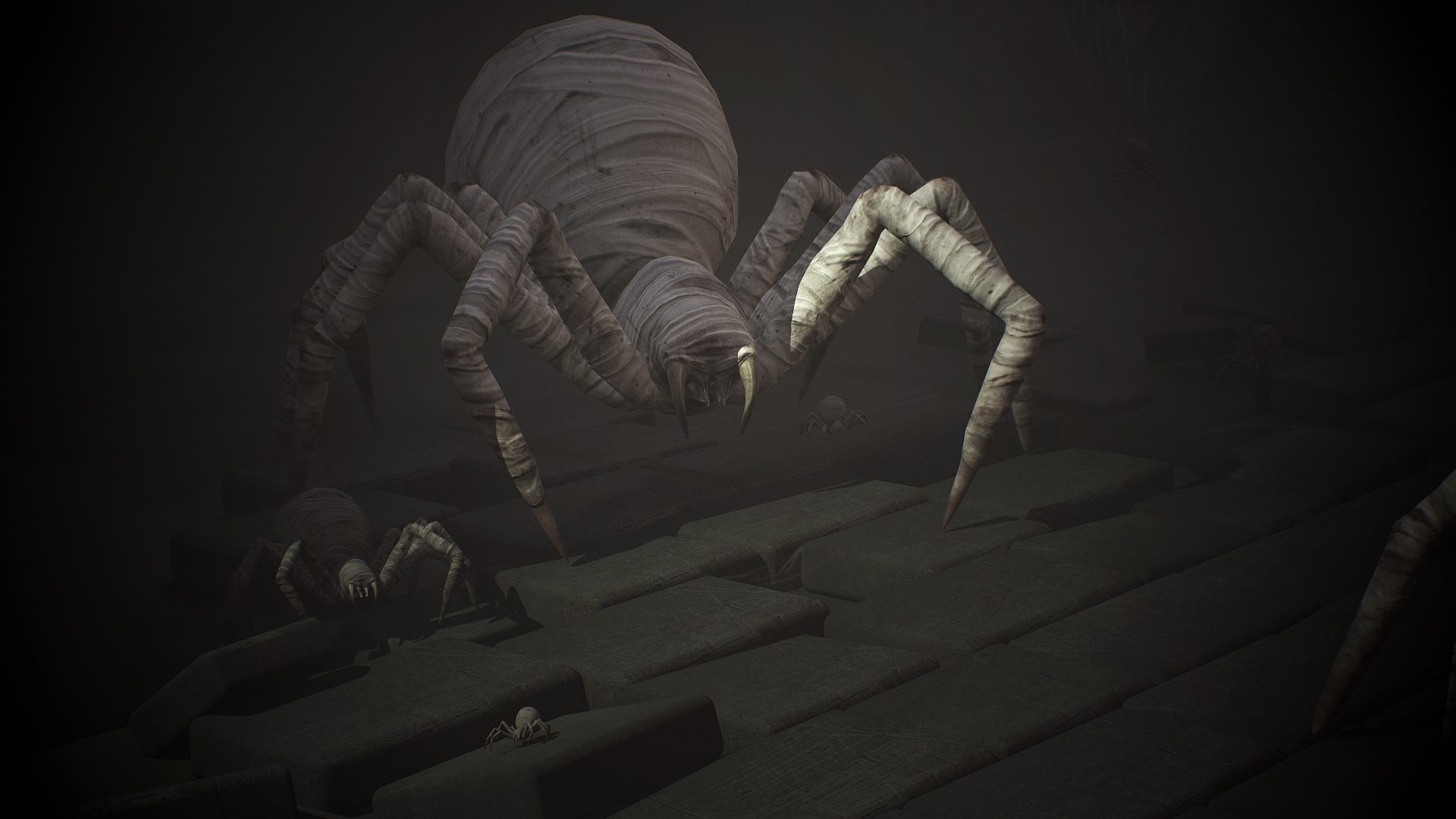 Spider Mummy 3D - TurboSquid 2126225