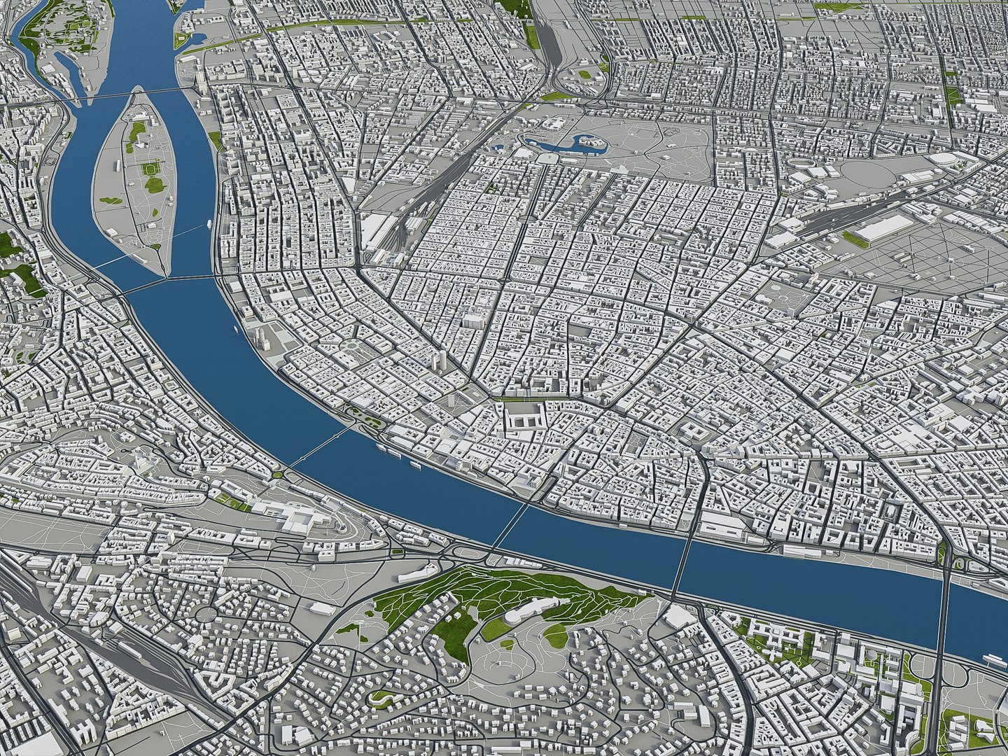 Budapest City Town 3D - TurboSquid 1334279