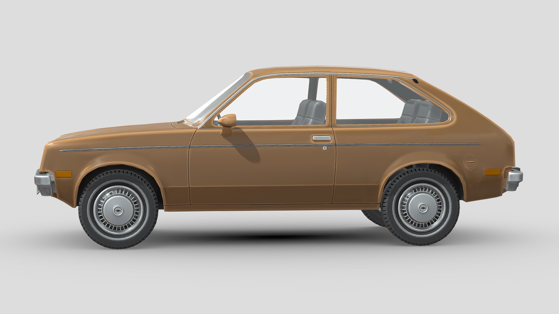3D Chevrolet Chevette Coupe 1976 model - TurboSquid 2160246