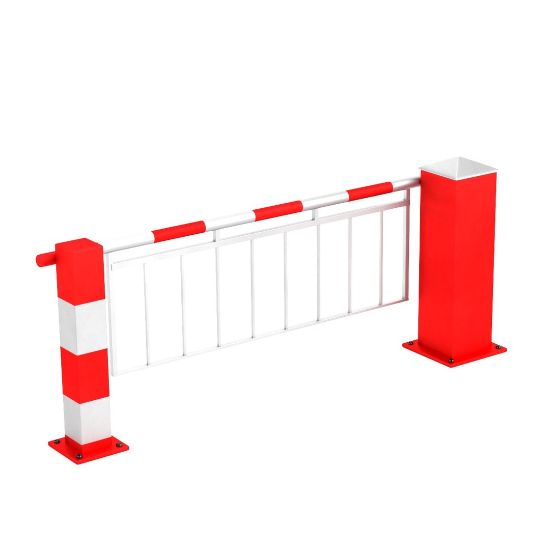 3d Model Boom Gate