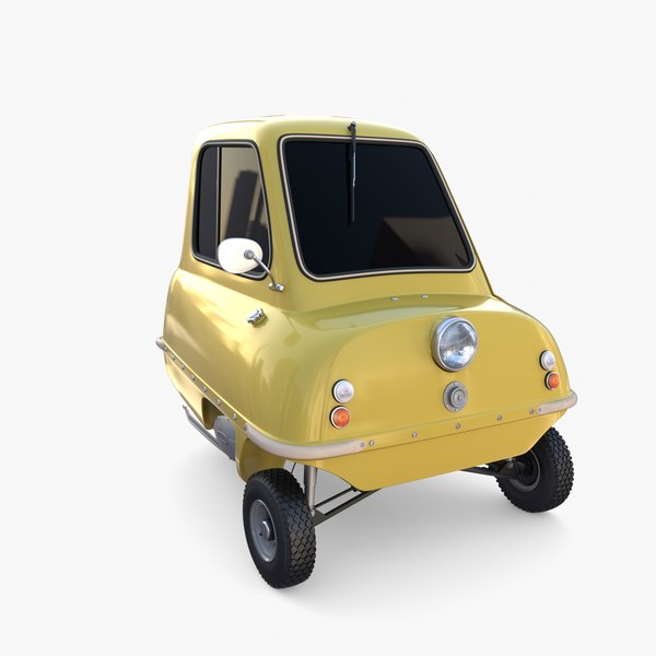 3D model Generic 50cc Microcar with chassis - TurboSquid 1786467
