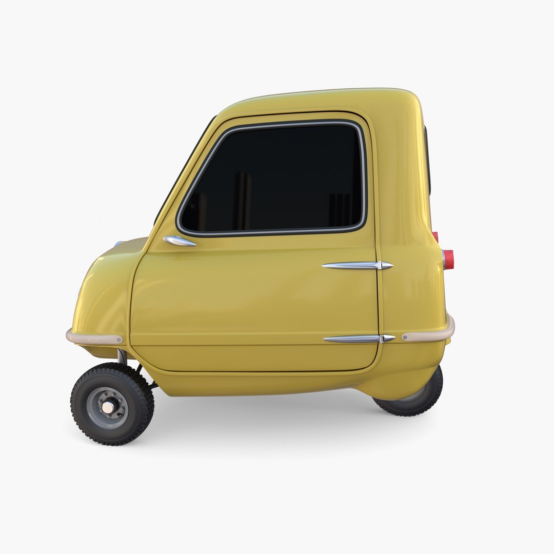 3D Model Generic 50cc Microcar With Chassis - TurboSquid 1786467