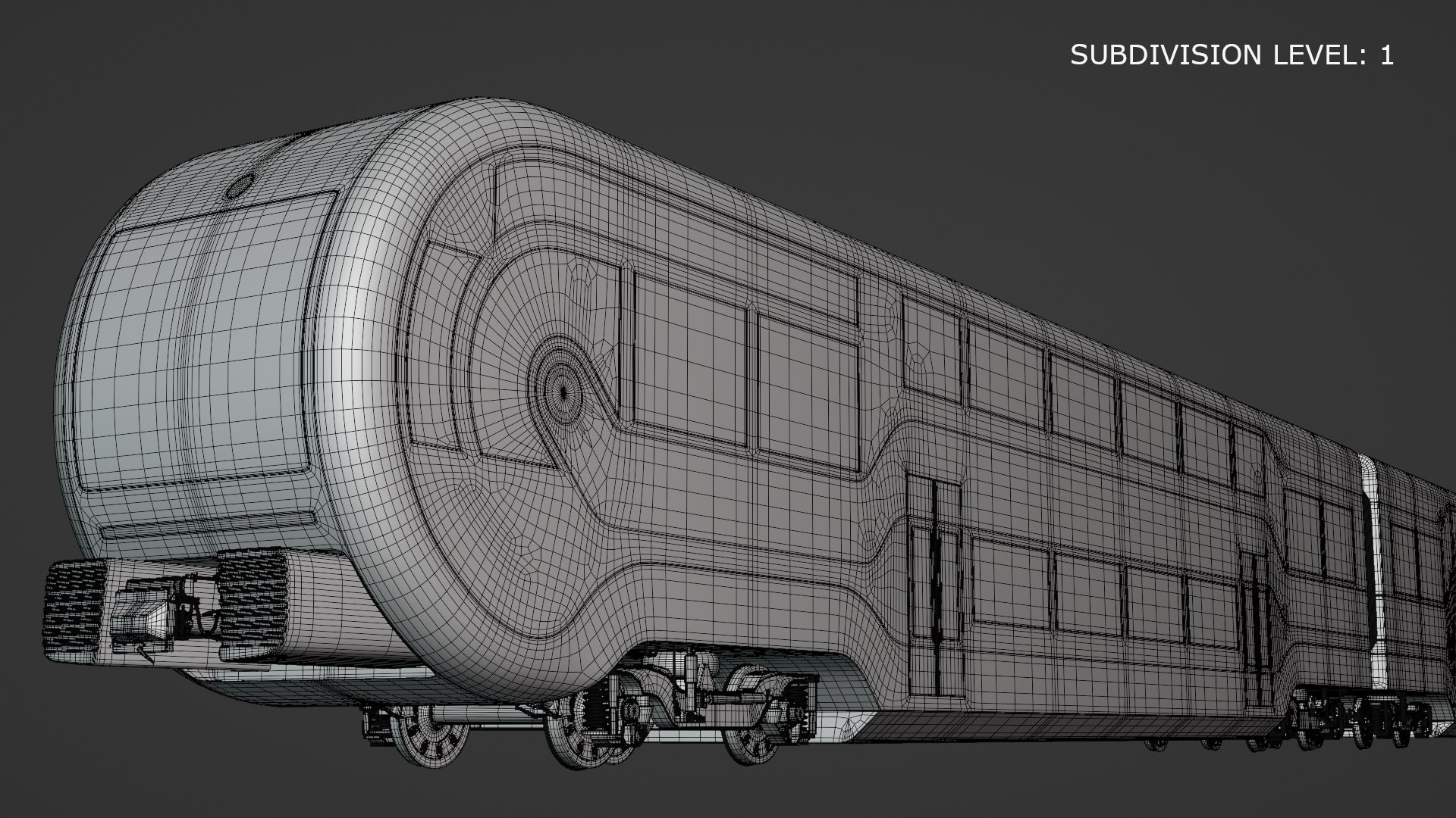 3D Model Doubledeck And Monorail Trains - TurboSquid 2016469